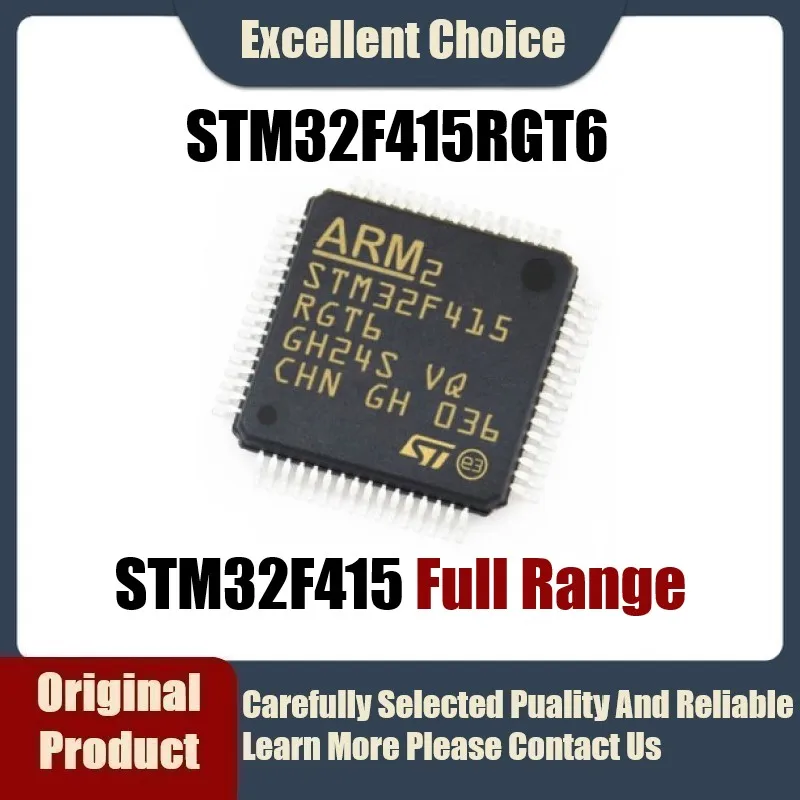 1 5Pcs/Lot Original Genuine STM32F415RGT6 STM32F415 RGT6 Package LQFP 64 168MHz 1MB ...