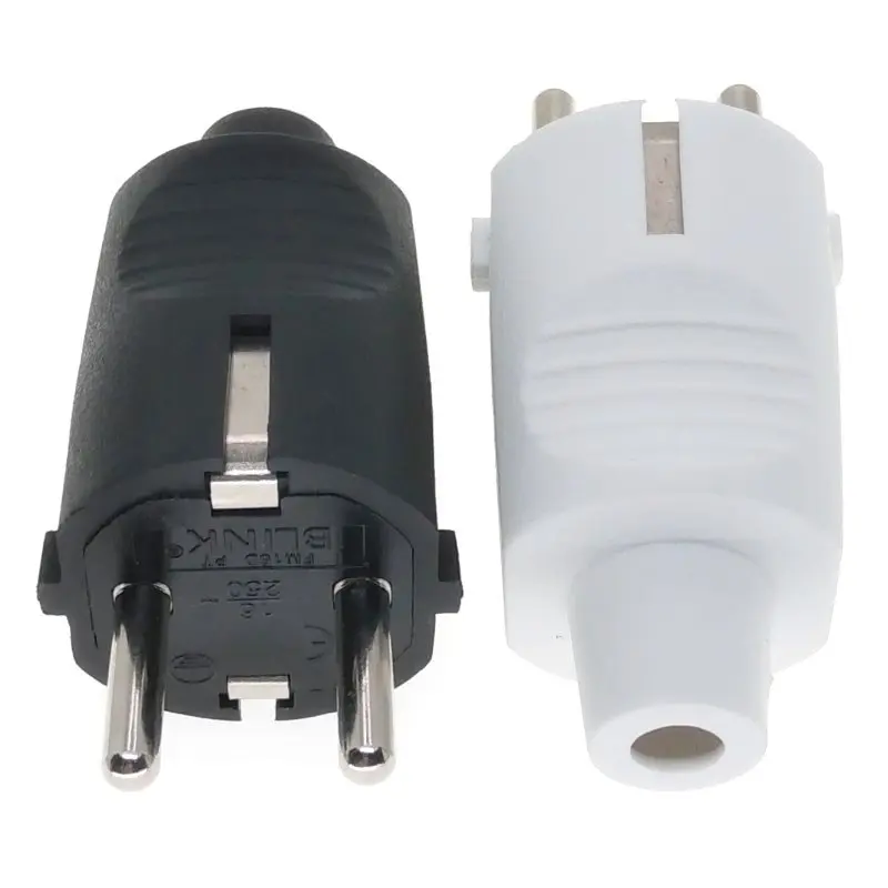 Schuko tipo f substituição rewireable power plug ac250v 16a aterrado ...