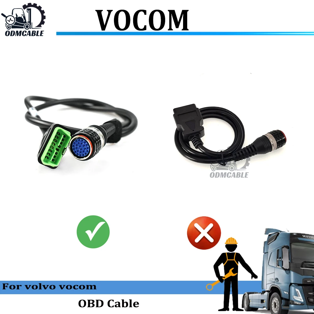 OBD2 Diagnostic Cable 88890304 for volvo vocom II Diagnostic Scanner ...