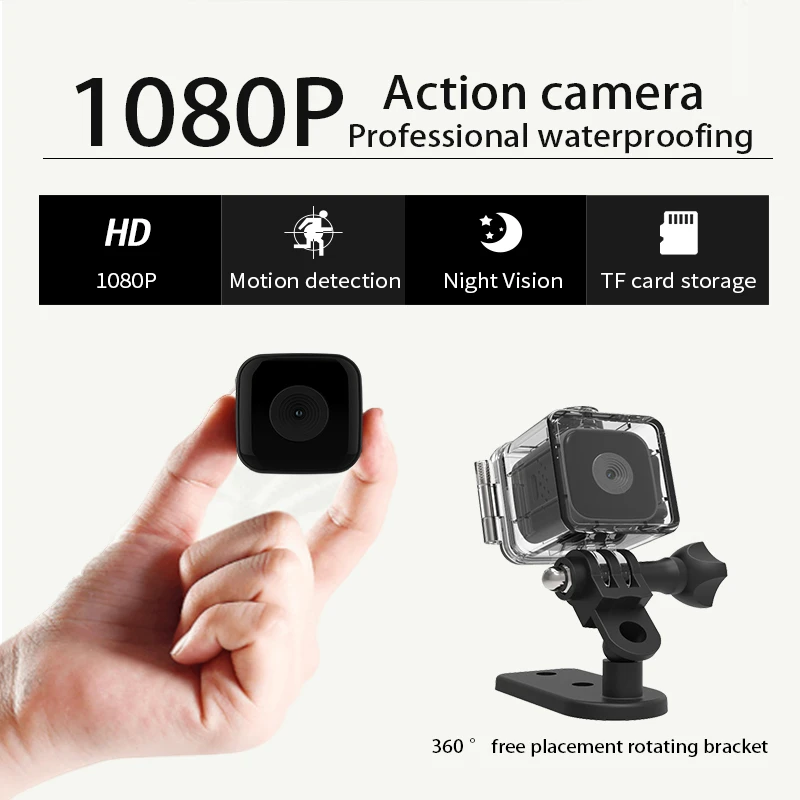 Sq28 Mini Sports Camera 1080p Dash Cam Mini Waterproof Sports Dv Video ...