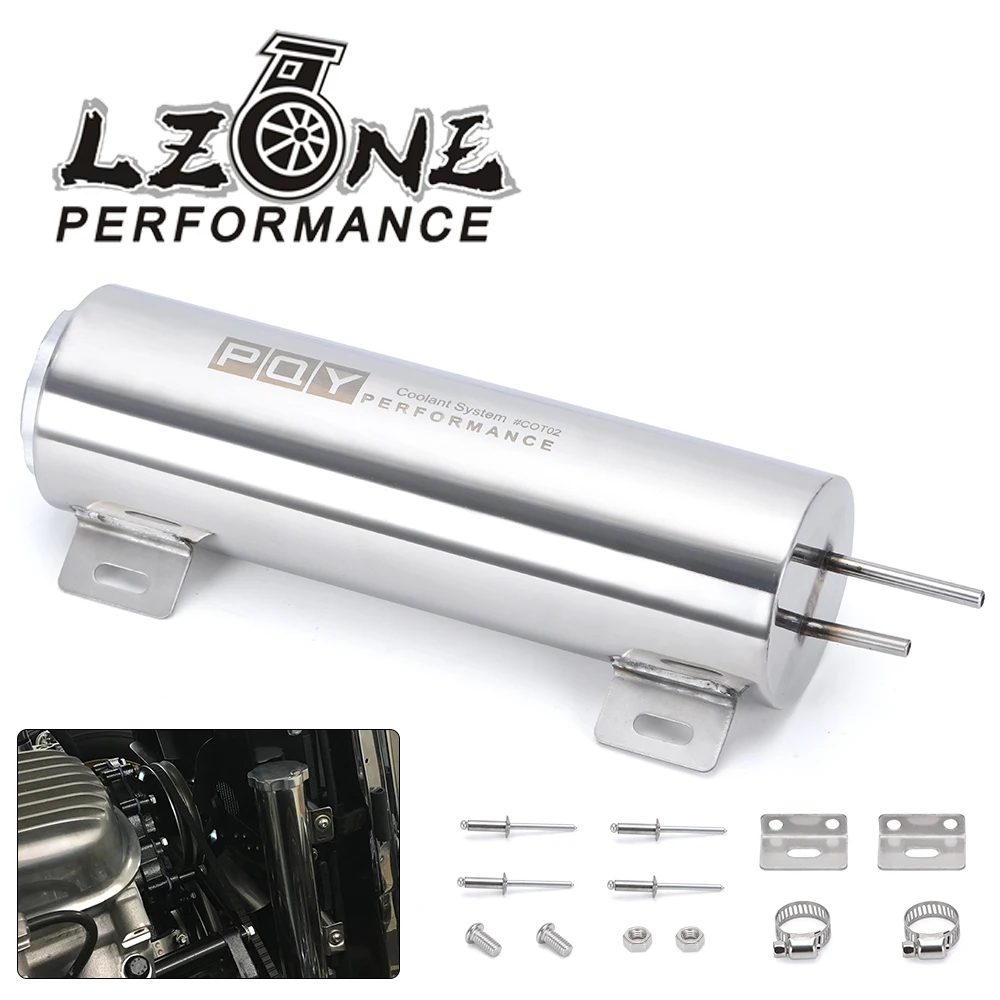 2-x13-3-x10-Stainless-Steel-Radiator-Overflow-Tank-Bottle-Catch-Can-Car ...