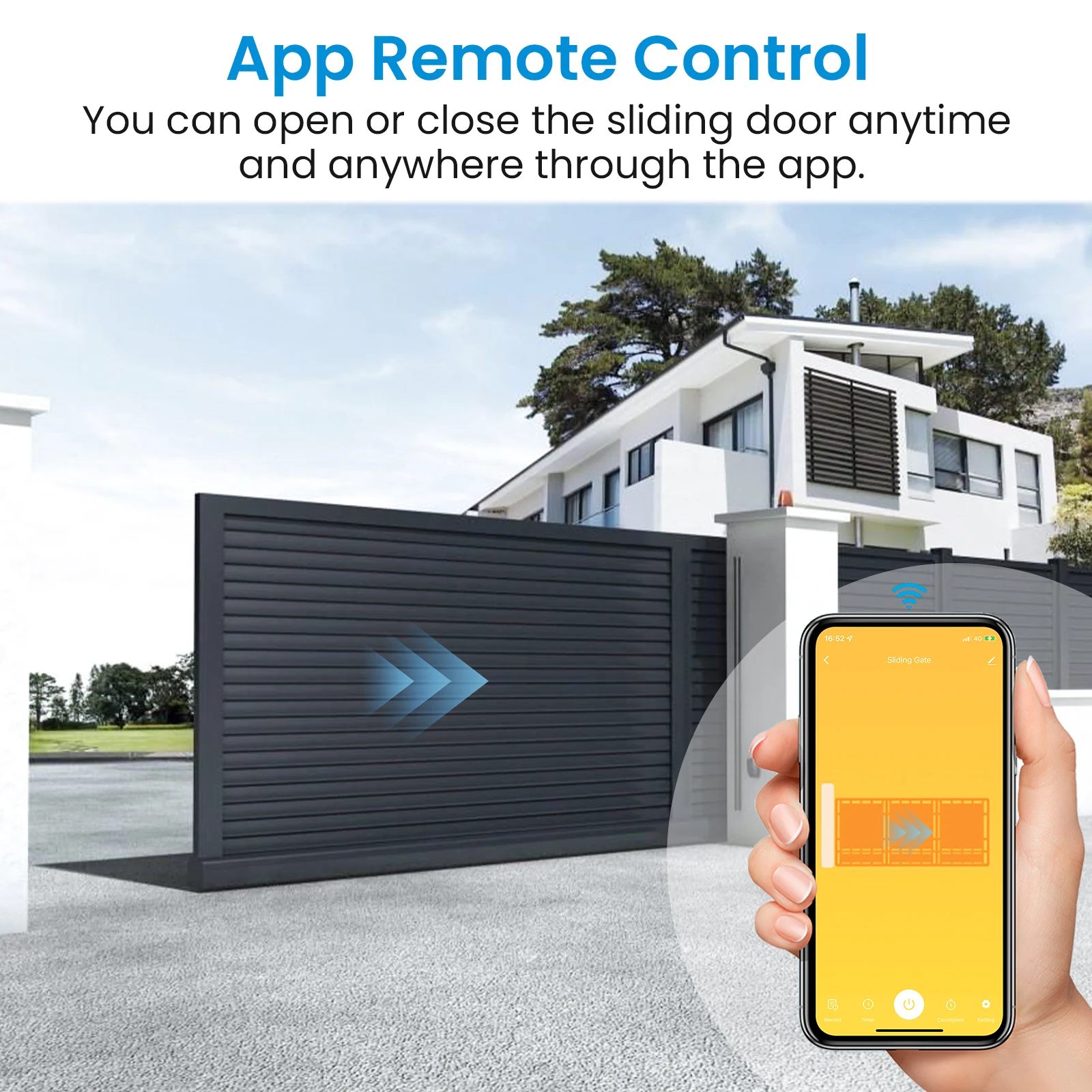 LoraTap Tuya Smart Life Sliding Gate Motor Opener Controller Waterproof ...
