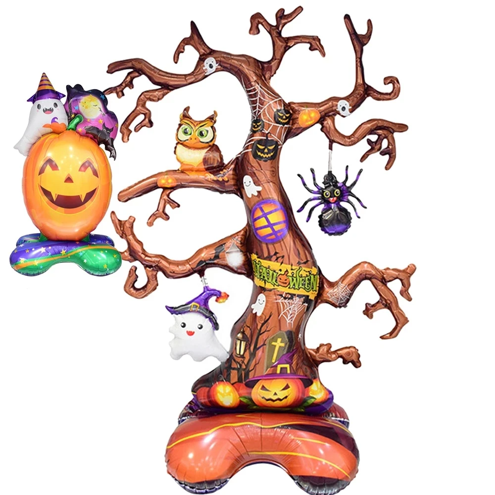 Halloween Inflatable Ghost Tree Balloons Pumpkins Mummy Miko For ...