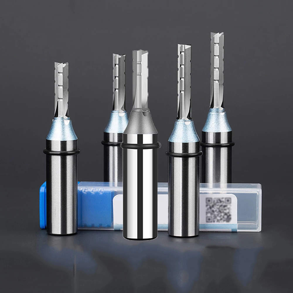 1/2 Shank 3 Flutes Straight Cutting Router Bit TCT Cutters For Working ...