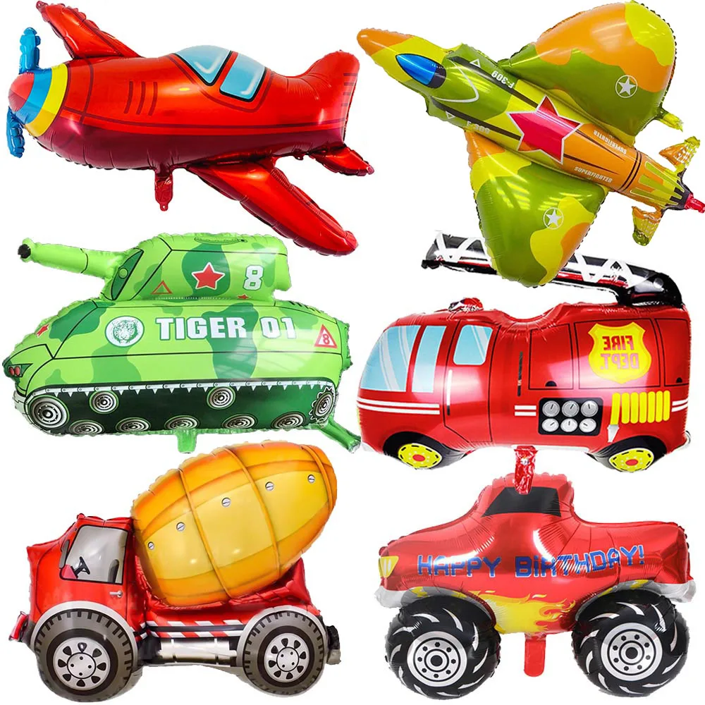 Transportation-Party-Decoration-Car-Balloon-Train-Balloon-Truck-Balloon ...