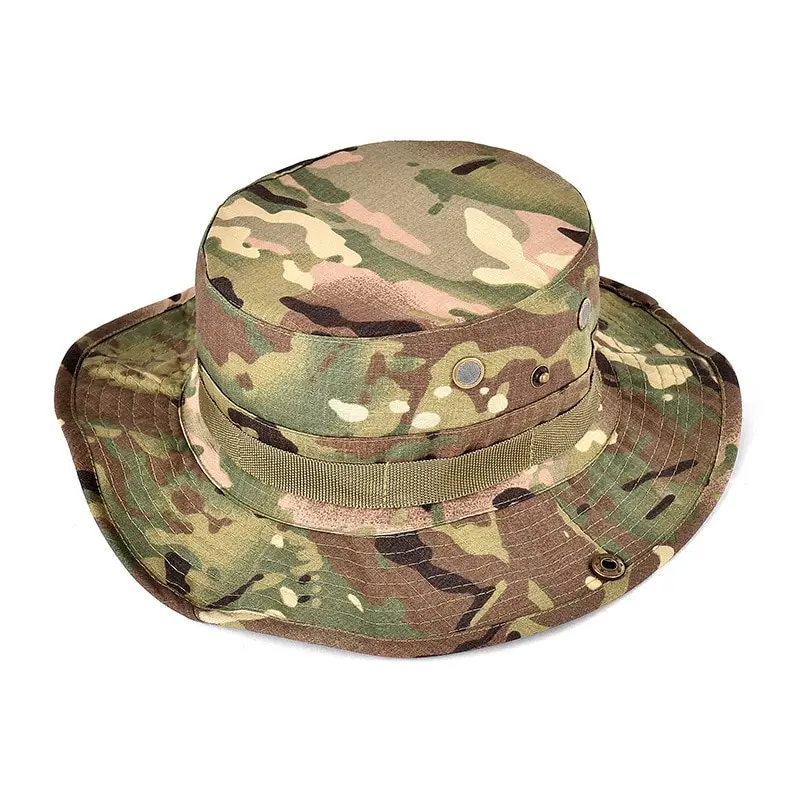 Chapéu de camuflagem tático do exército dos eua balde chapéus militar multicam panamá verão boné ...