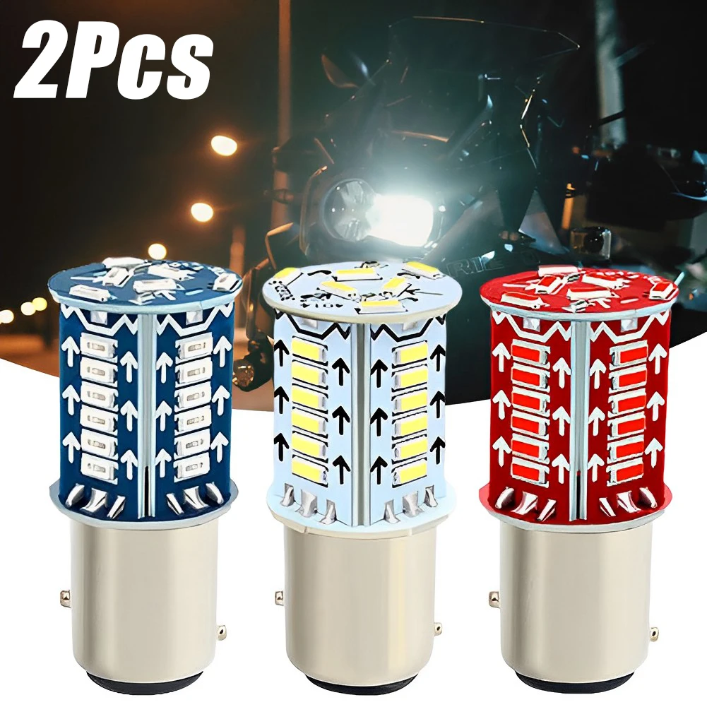 Motorcycle Car 1157 Strobe Brake Light LED Bulb Car Driving Strong ...