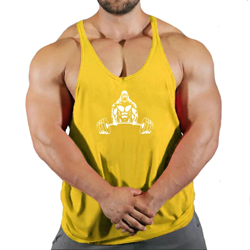 Man-Gym-Top-Fitness-Bodybuilding-Clothing-Gym-T-shirts-Suspenders-Men ...