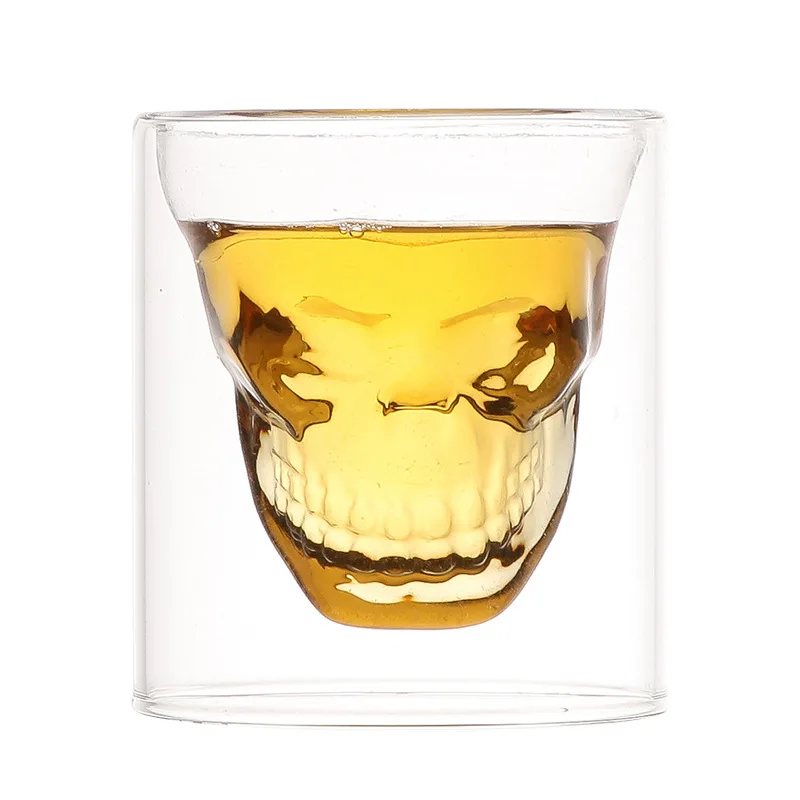 Double-Layered-Transparent-Glass-Skeleton-Cocktail-Glass-Whiskey-Beer ...