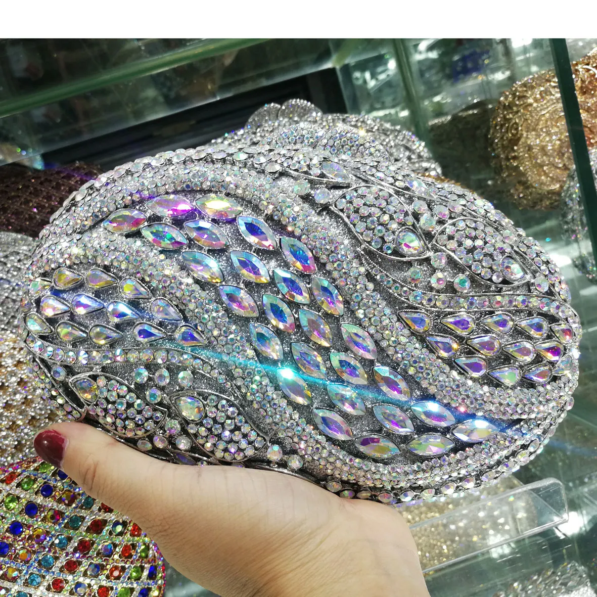 Luxury-poodles-Designer-Animal-Crystal-Clutch-Evening-Bags-Lovely ...