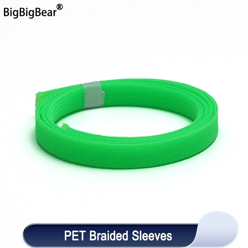 1~50m PET Braid Sleeve UV Green 2/4/6/8/10/12/14/16/20/25/30/40mm High ...