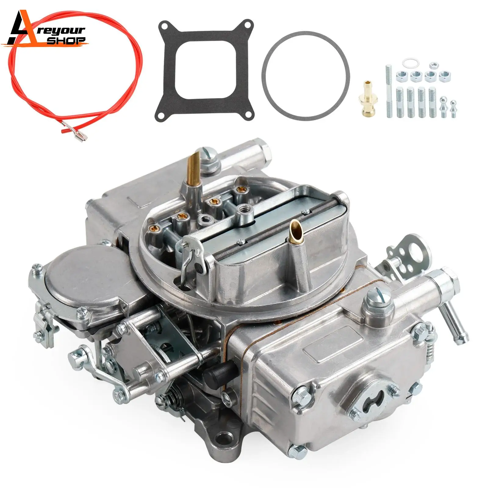 Areyourshop-4-Barrel-Carburetor-600-CFM-Manual-Choke-0-1850S-For-Holley ...