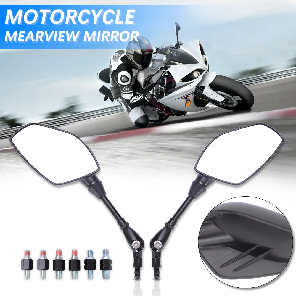 Motorcycle-Adjustable-Rearview-Rear-View-Side-Mirrors-For-Honda-Shadow ...