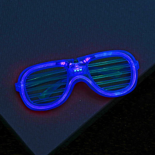 5/10/25 Pcs Light Up LED Glasses Bulk 5 Colors Glow Glasses Glow in The ...