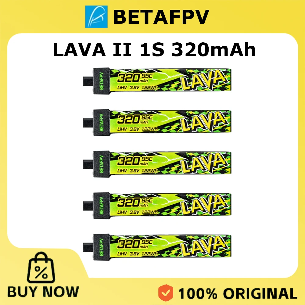 BETAFPV LAVA II 320mAh 1S 95C Battery 5PCS/10PCS/15PCS/20PCS for Air65 ...