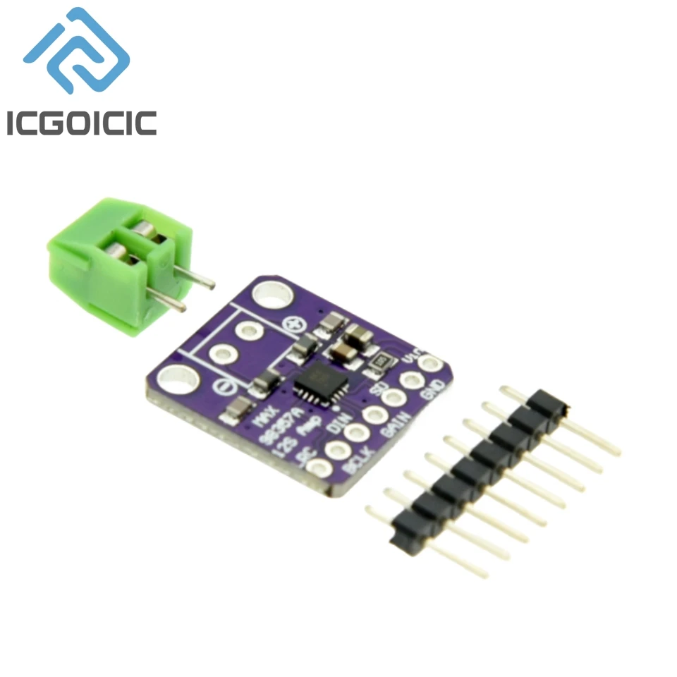 Max98357 I2S 3W Class D Amplifier Breakout Interface Dac Decoder Module ...