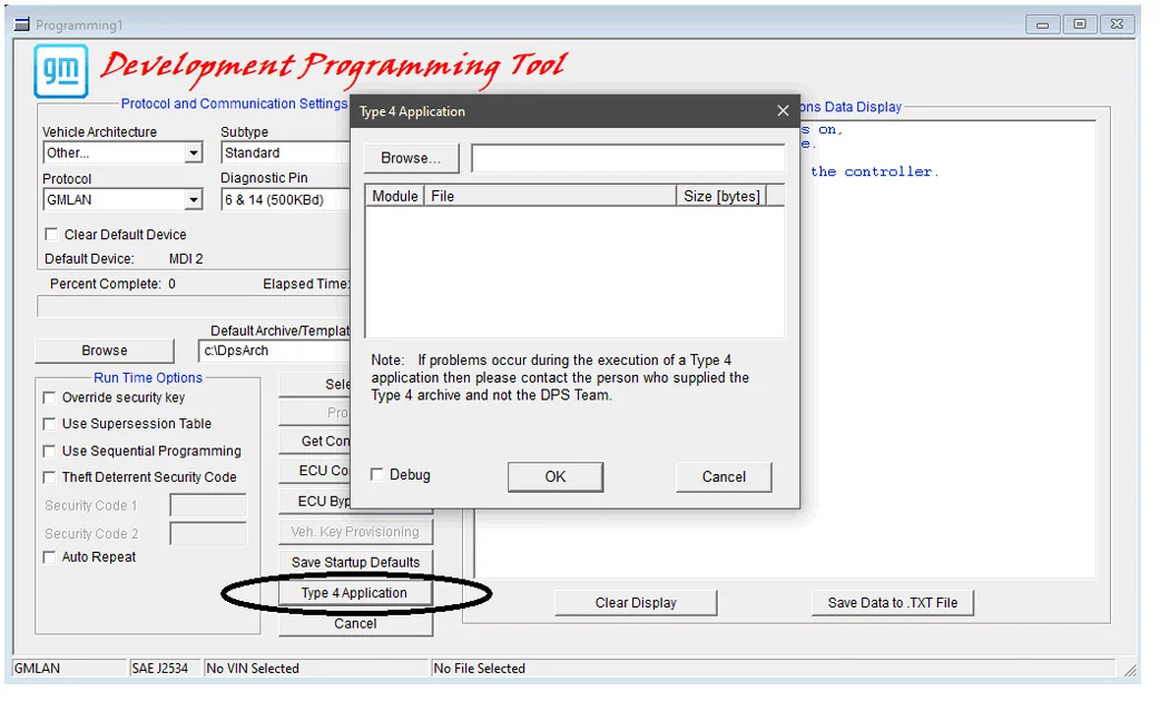 GM DPS 4.54.1000 Development Programming System Added limited FSKA ...
