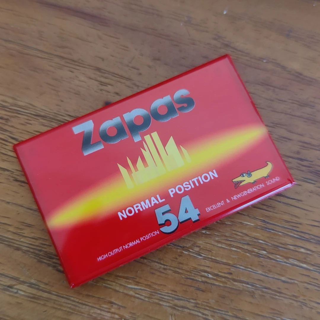 54 Minute ZAPAS Blank Compact CassetteTape - Sealed (Single ...