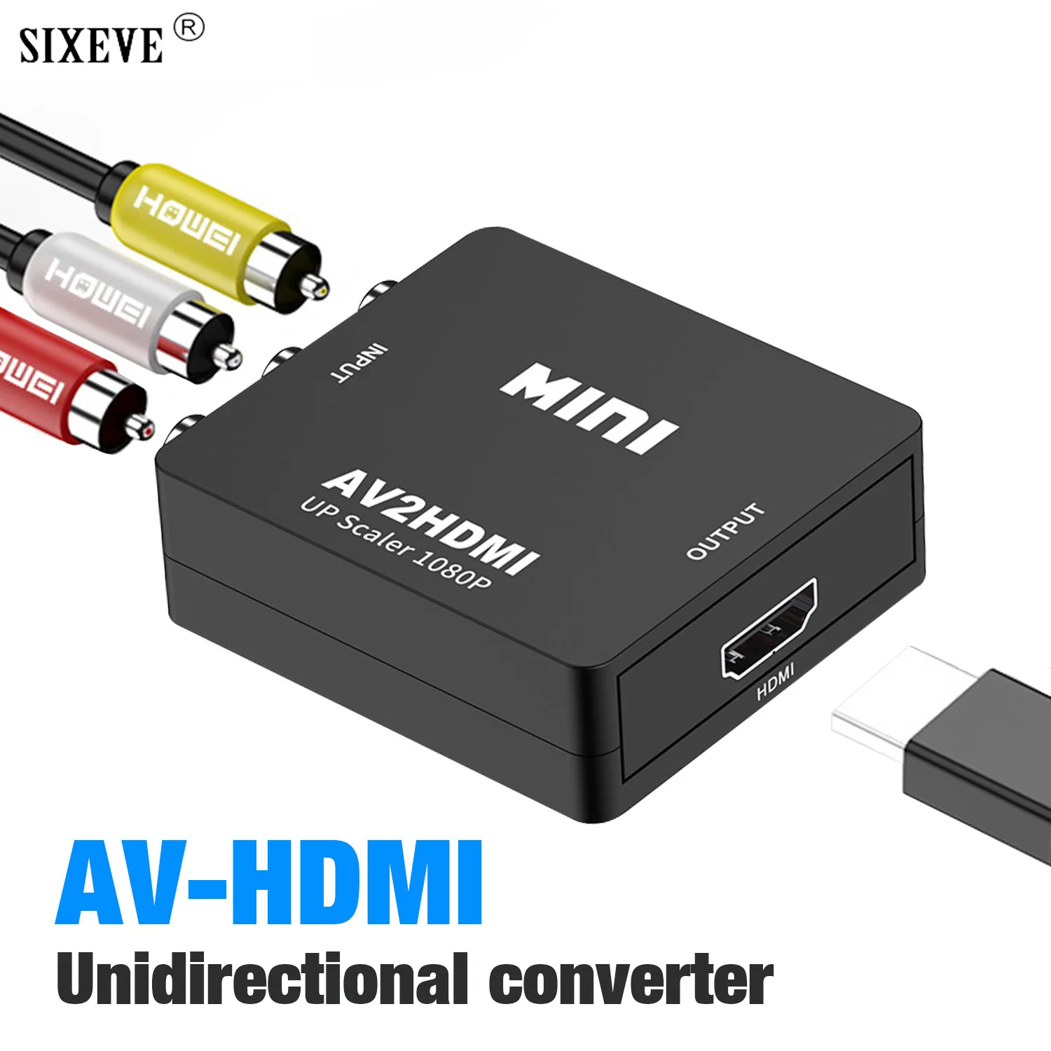 Convertidor-compuesto-AV-a-HDMI-1080P-RCA-CVSB-L-R-Multi-out-Cable ...