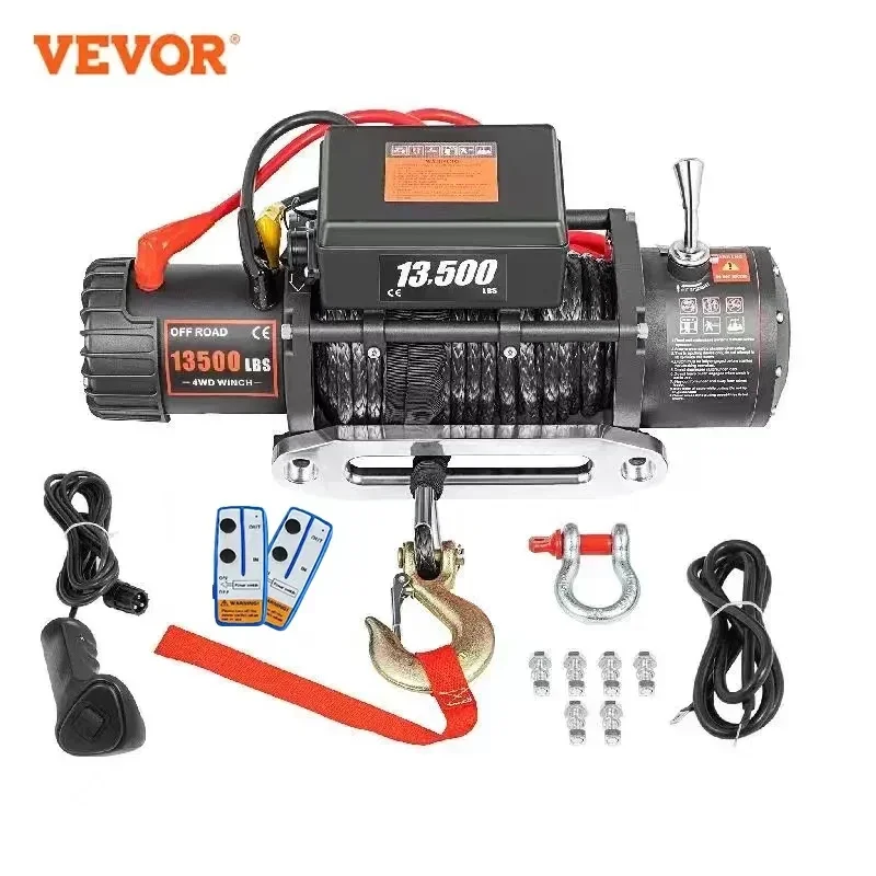 VEVOR-Best-Price-13500-LBS-Electric-Winch-12V-6120KG-13500LBS-For-4X4 ...