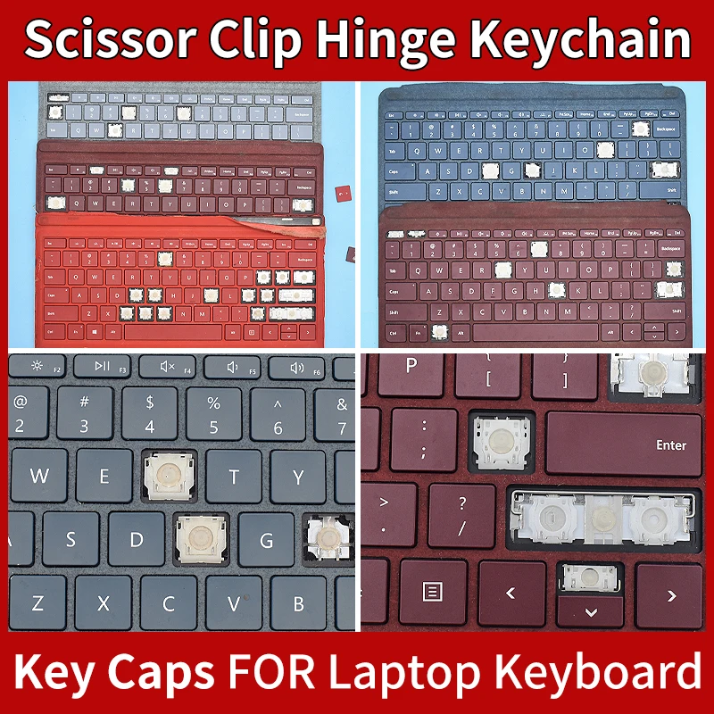Replacement-Keycap-Key-cap-Scissor-Clip-Hinge-For-Microsoft-Surface-Pro ...