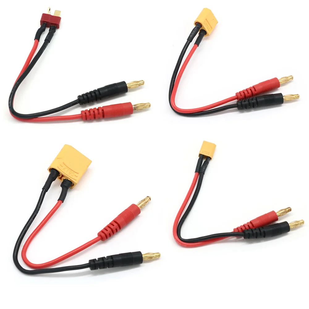 20CM-XT30-XT60-XT90-T-Plug-Charge-Lead-to-4-0mm-Banana-Plugs-Charge ...