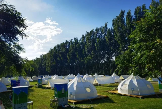 4M 5M 6M tourist outdoor camping luxury yurt canvas cotton Oxford lotus ...