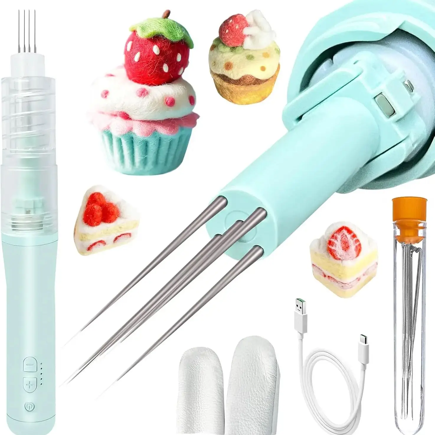 Electric Needle Felting Machine,Needle Felting Tool Supplies for Wool ...