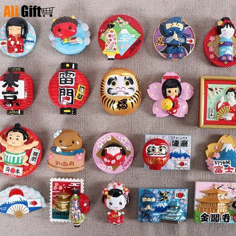 Japan Tourist Souvenir Refrigerator Magnet Japan Tokyo Decoration 3D ...