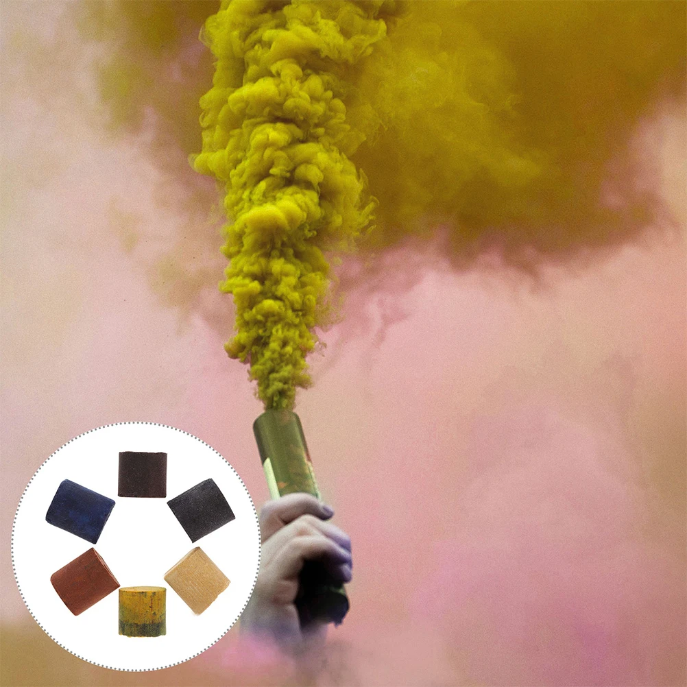 12PCS Colorful Smoke Pills Combustion Smog Cake Effect Smoke Bomb Pills ...