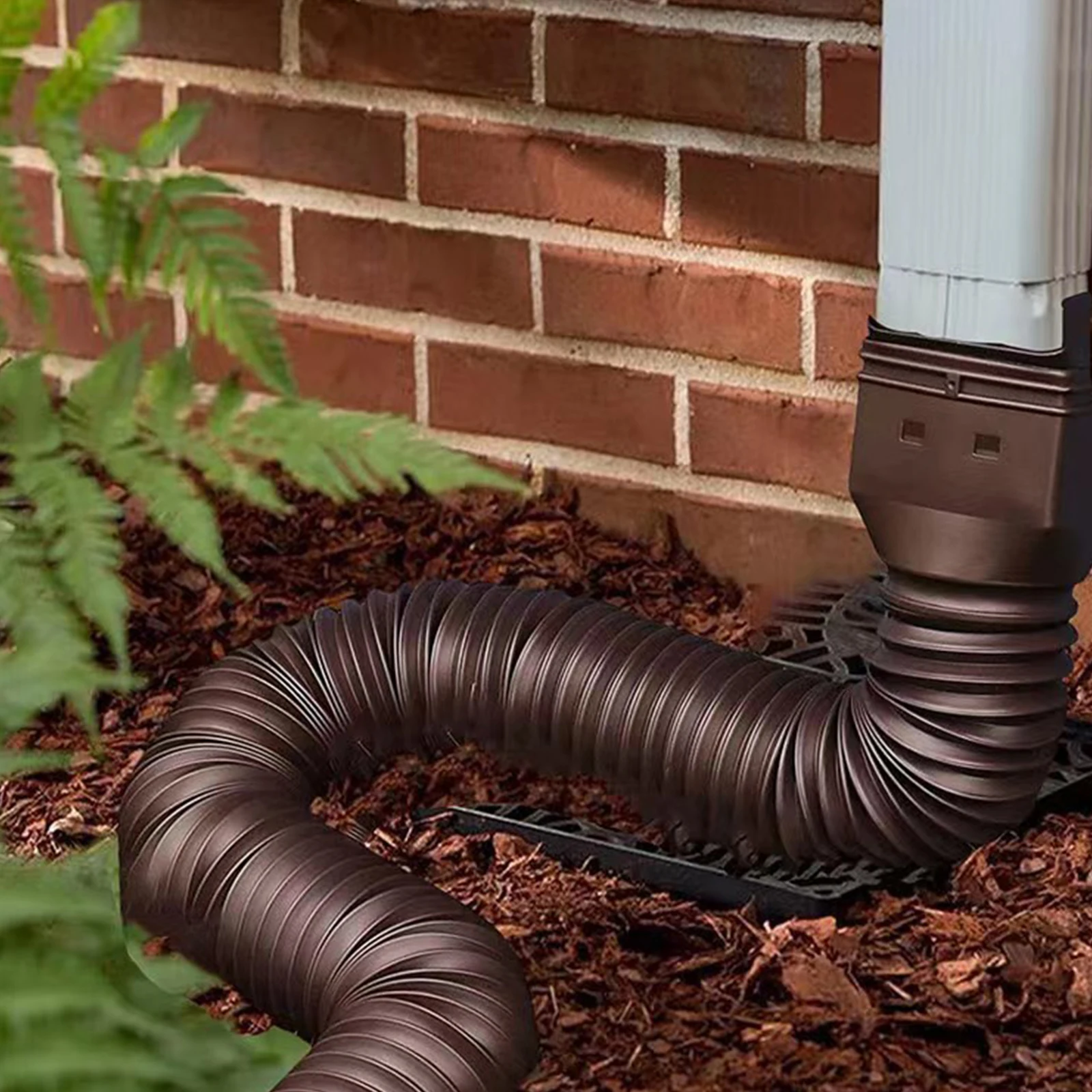 Polyethylene Downspout 2-Pack Expandable Downspout Extensions | 21-60 ...