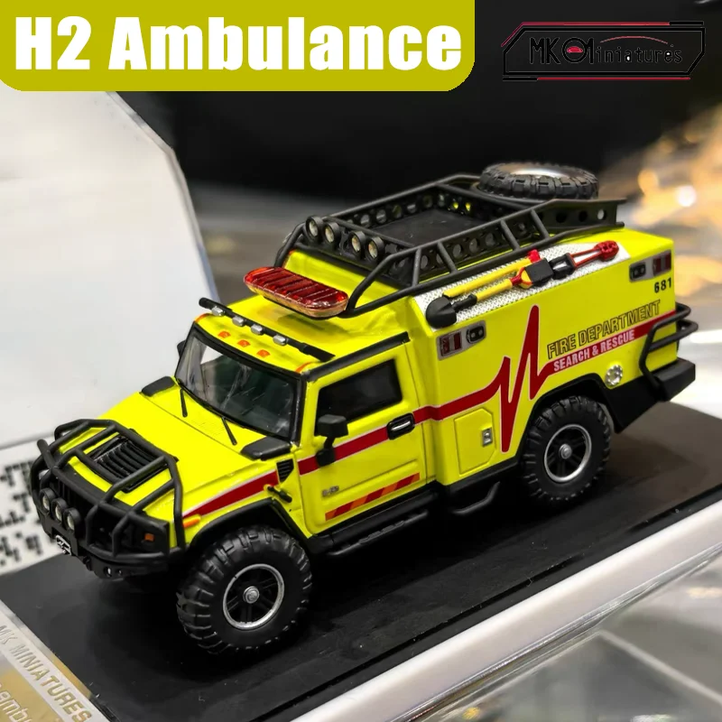 MK 1/64 Hummer H2 Ambulance FIRE DEPARTMENT SEARCH & RESCUE APAxpo ...