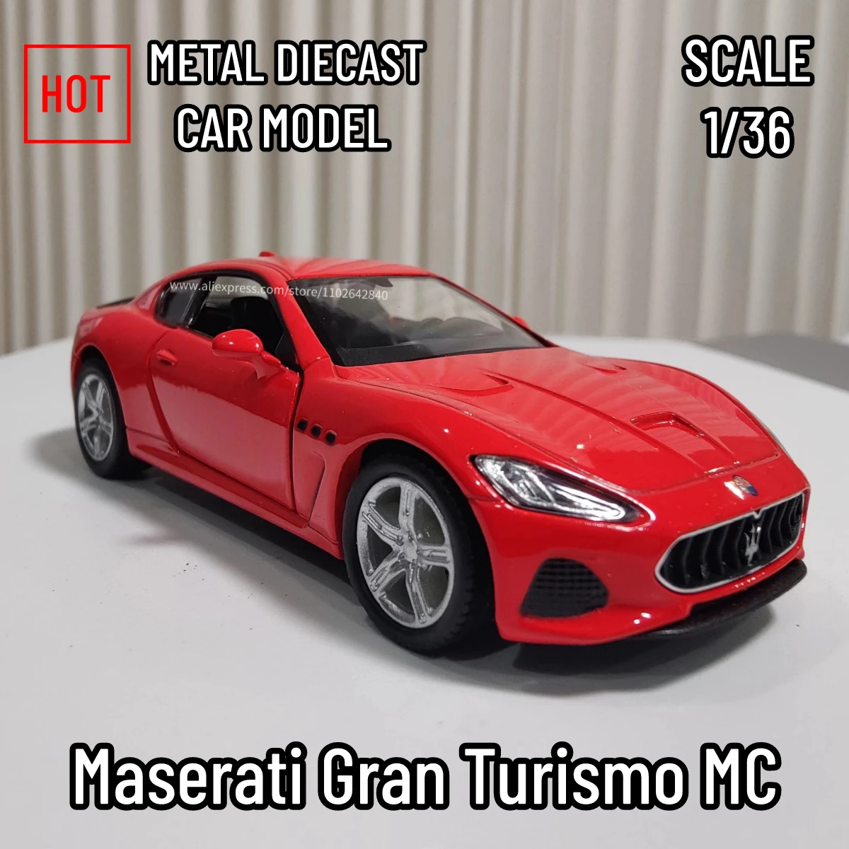 Scale-1-36-Maserati-Gran-Turismo-MC-Car-Model-Replica-Diecast-Mini ...
