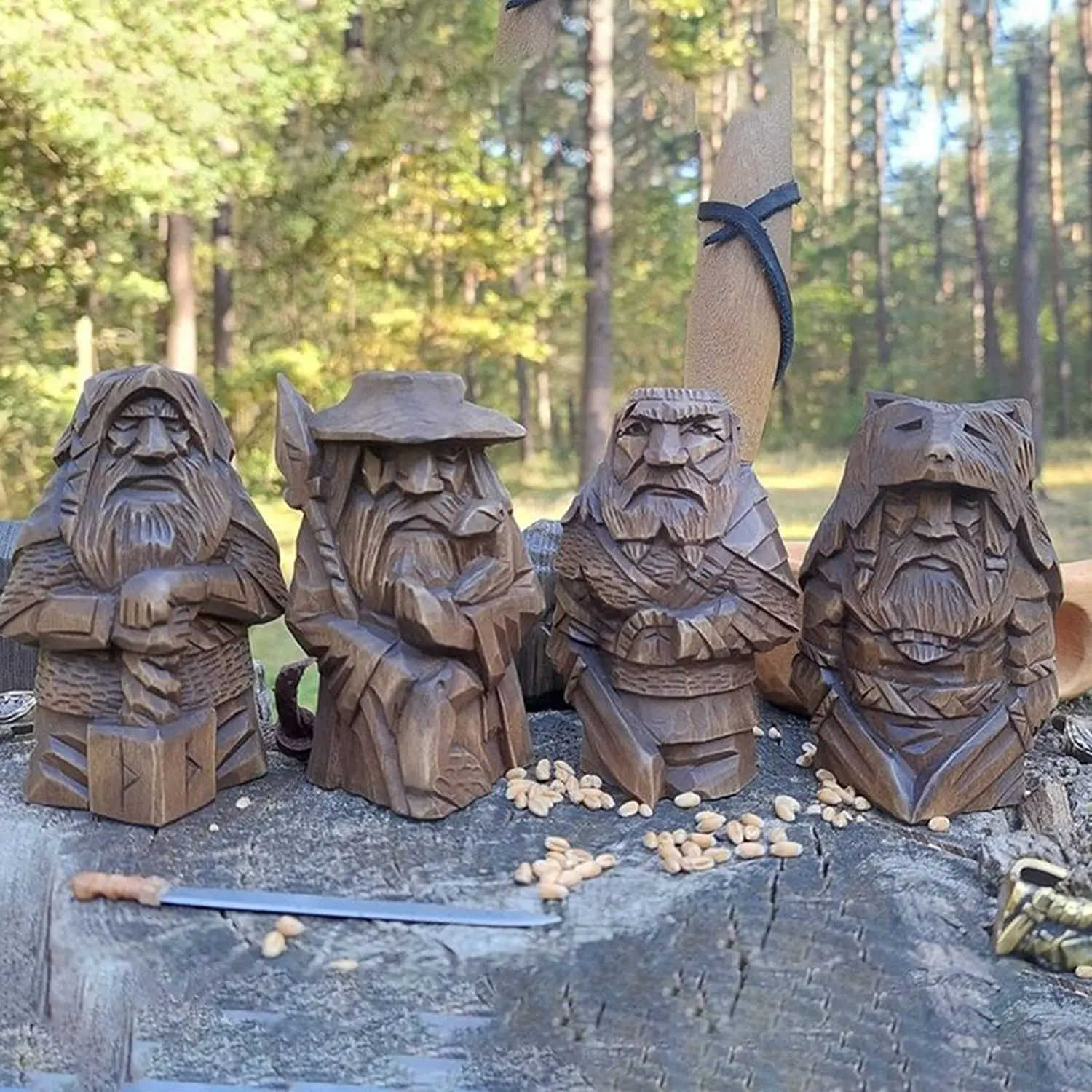 Thor Wood Carving Designs