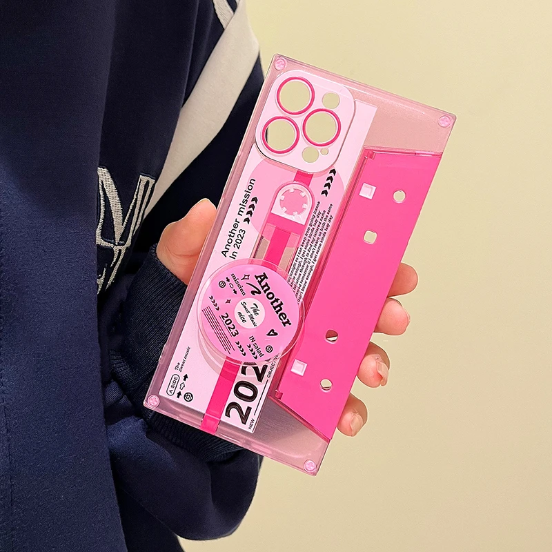 Creative Retro Rotating CD Phone Case For iphone 14 13 11 12 Pro Max ...