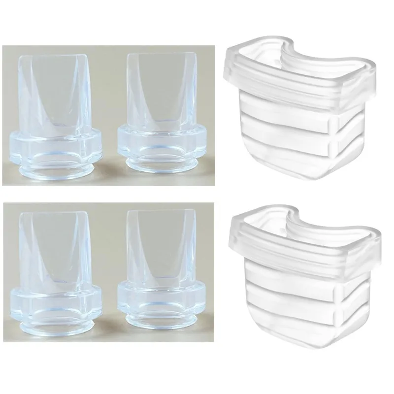 Silicone-Duckbill-Valve-And-Diaphragm-Breast-Pump-Parts-Protection-Baby ...