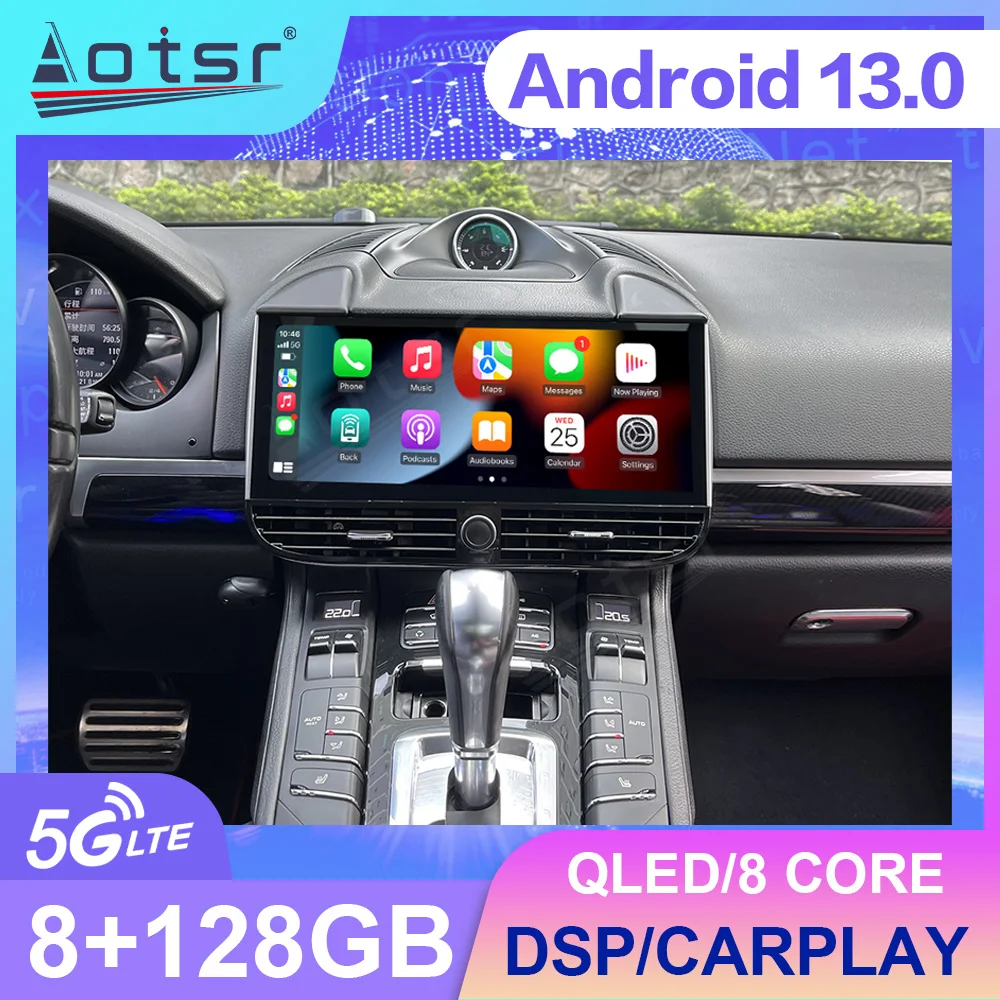 Qualcomm-8-Core-Android-Car-Radio-For-Porsche-Cayenne-958-92A-2010-2017 ...