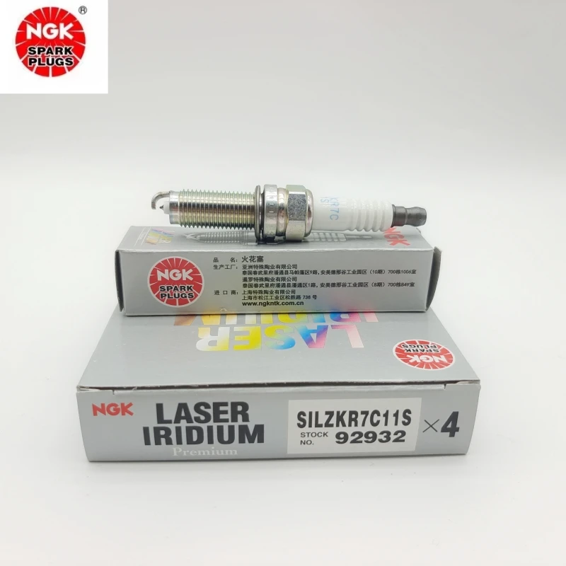 4Pcs-Original-NGK-SILZKR7C11S-92932-Laser-Iridium-Platinum-Spark-Plug ...