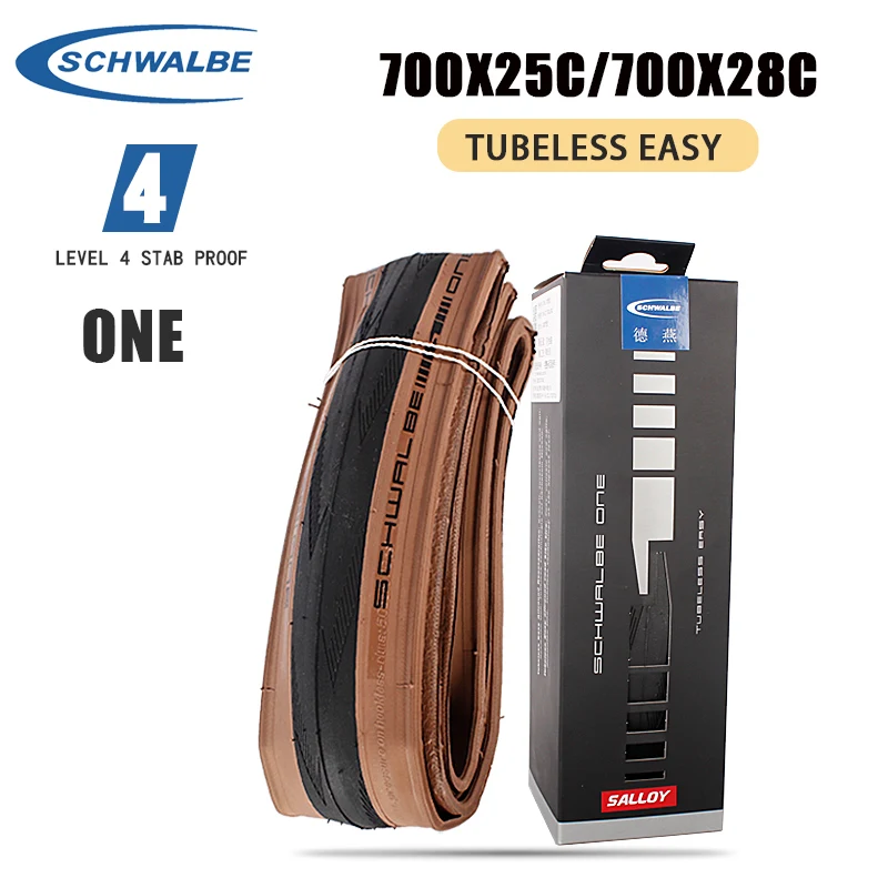 Schwalbe ONE 700x25C 28C Road Bike Tubeless Folding Tire 700C ...