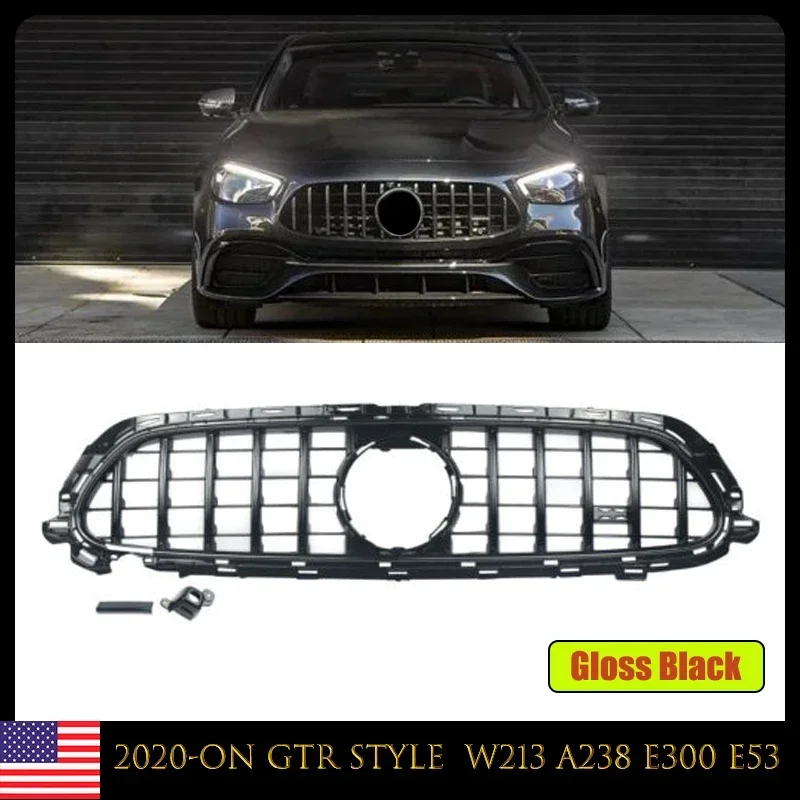 W213-AMG-2020E-ClassGT-GTR-Diamond-Front-Inlet-Grille-Bumper-Grill-Mesh ...