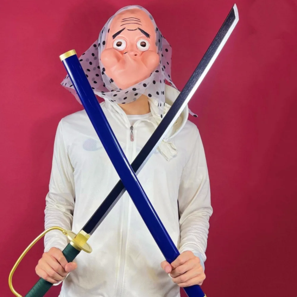 104cm roronoa zoro katana de madeira ninja faca lâmina espada anime ...