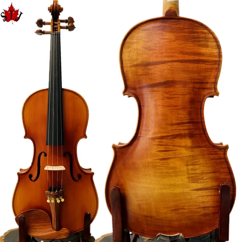 Strad-style-SONG-Master-4-4-violin-Whole-best-flamed-back-top-rosewood ...