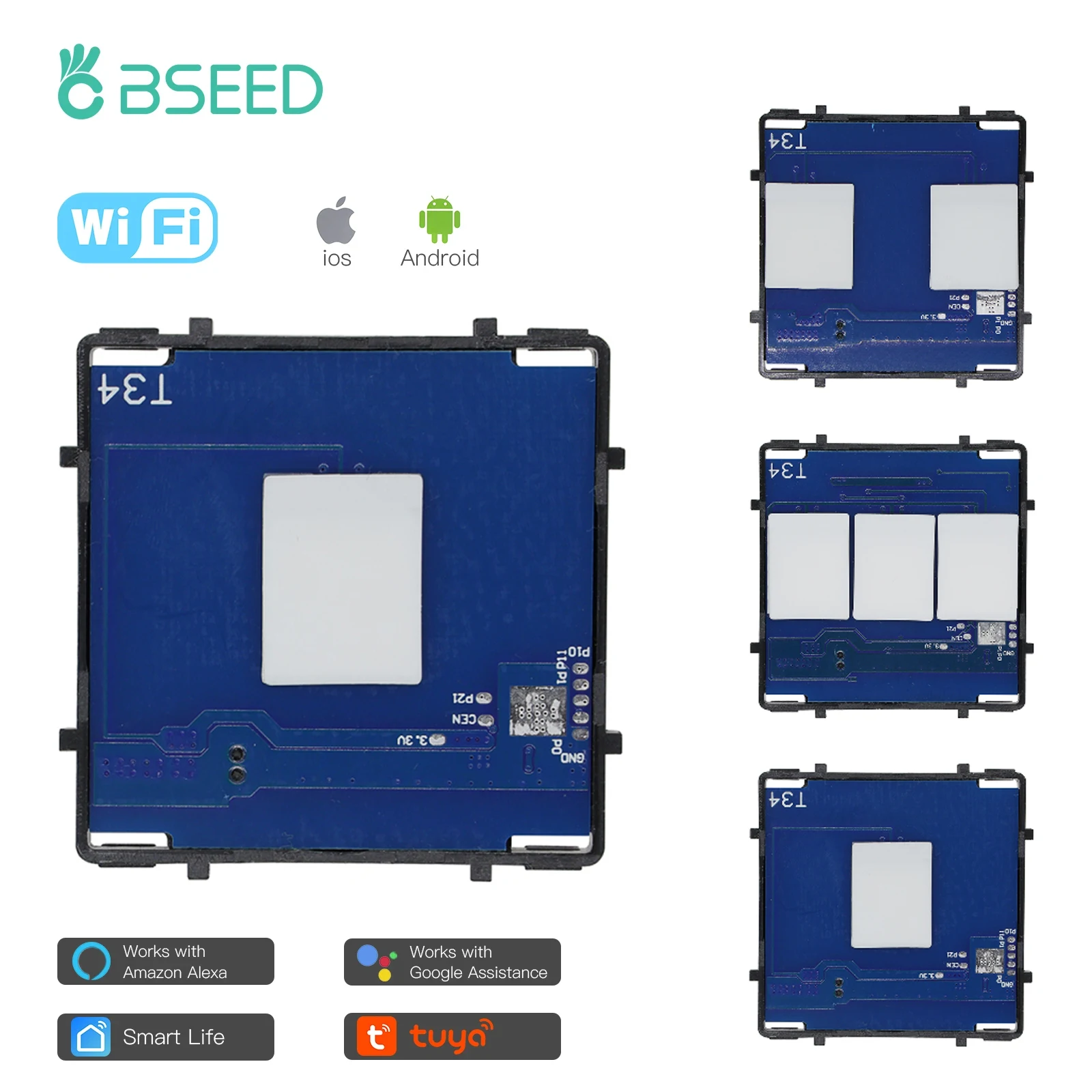 Bseed Wifi Single Live Smart Switch | Wifi Switch Without Glass | Bseed ...