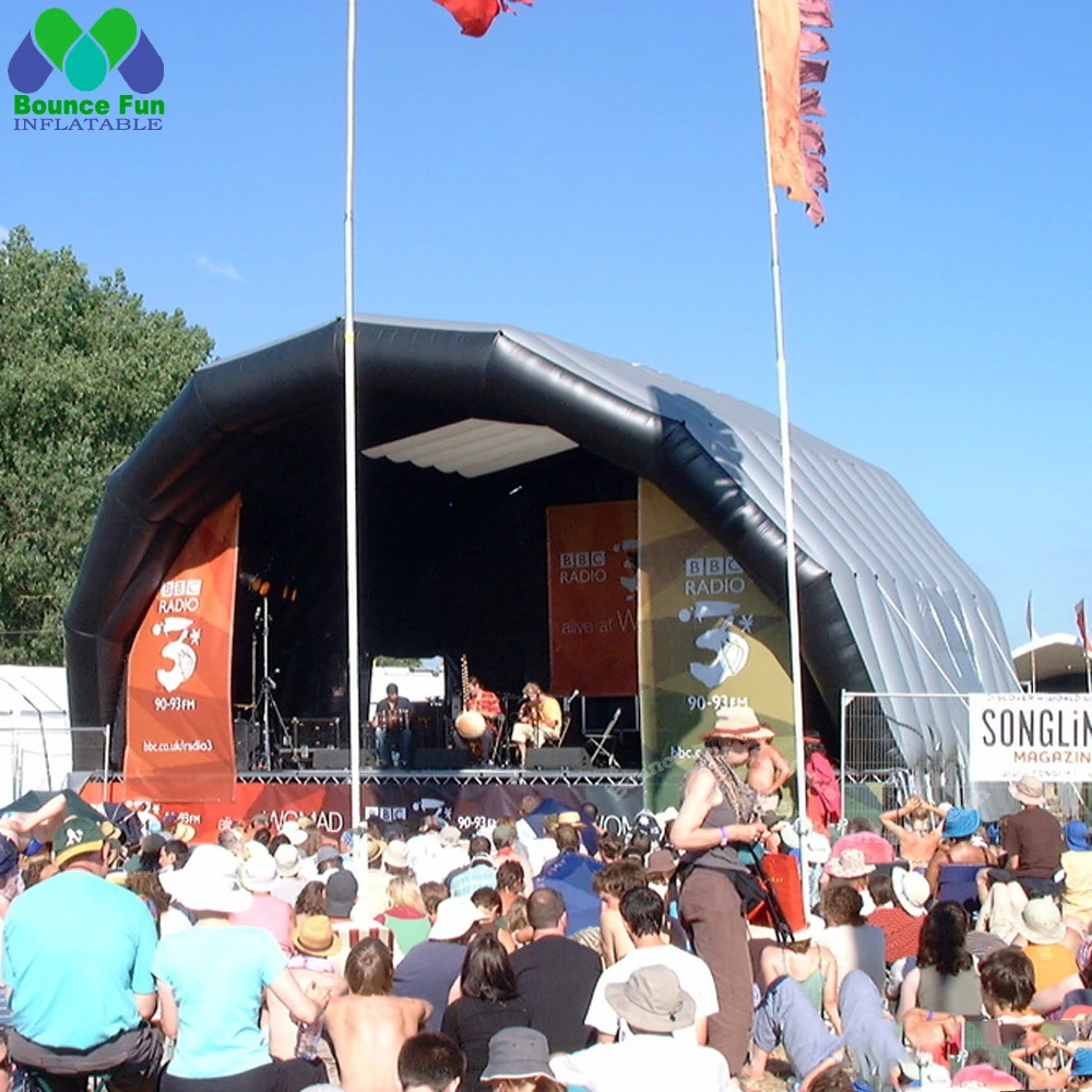 Personalized Dome Shaped Large Inflatable Stage Tent Luxury Marquee ...