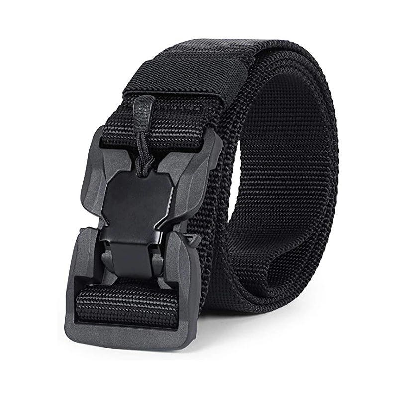 Genuine Tactical Belt Quick Release Magnetic Buckle Military Belt Soft ...