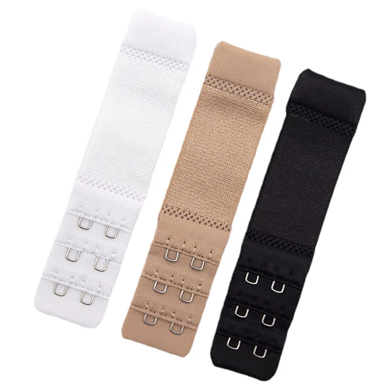 3-P-s-set-2-Gancho-Suti-Extender-Feminino-Elastic-Bra-Extens-o-Strap ...