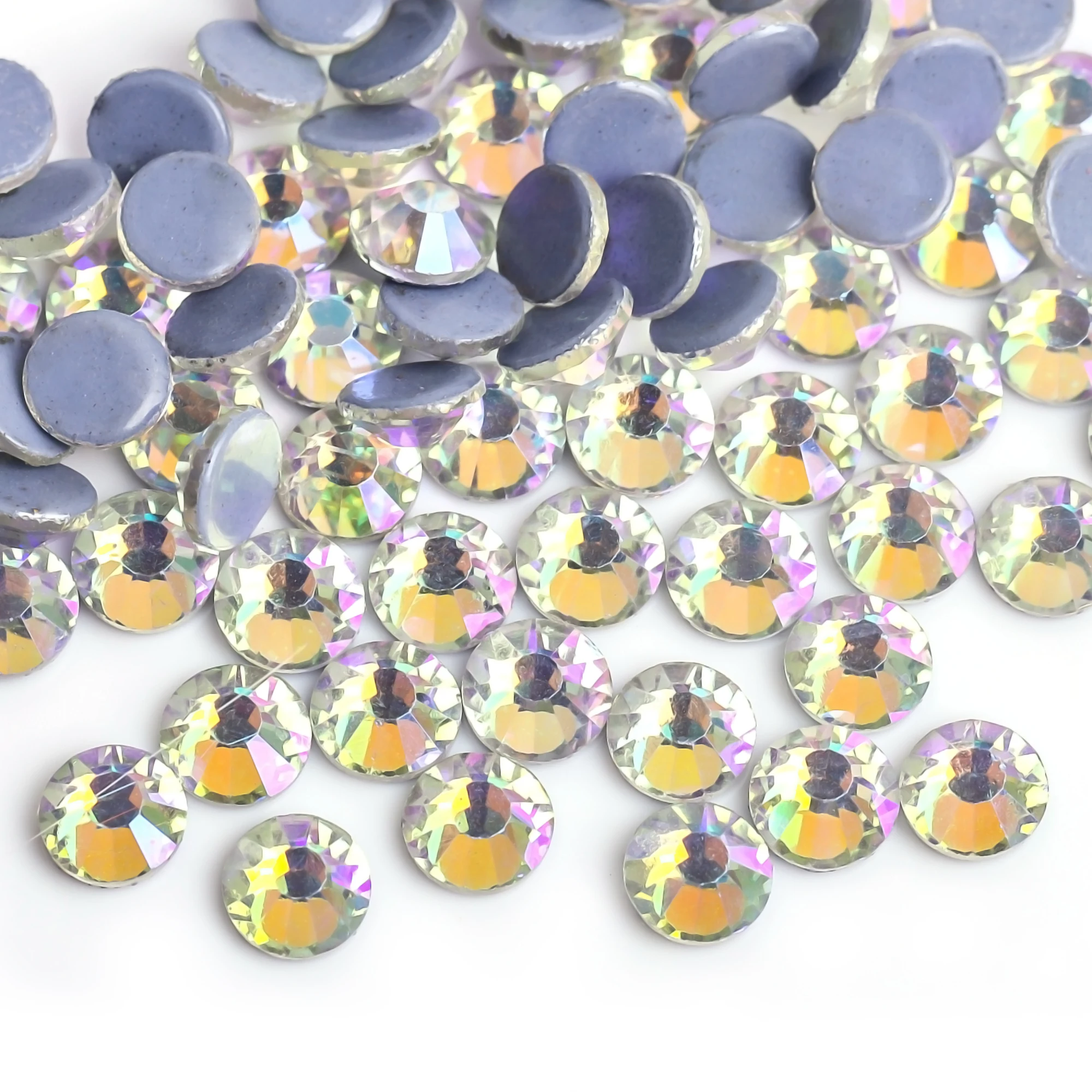 Sky Purple Rhinestone SS6 SS30 Hot Fix FlatBack Strass Garment ...