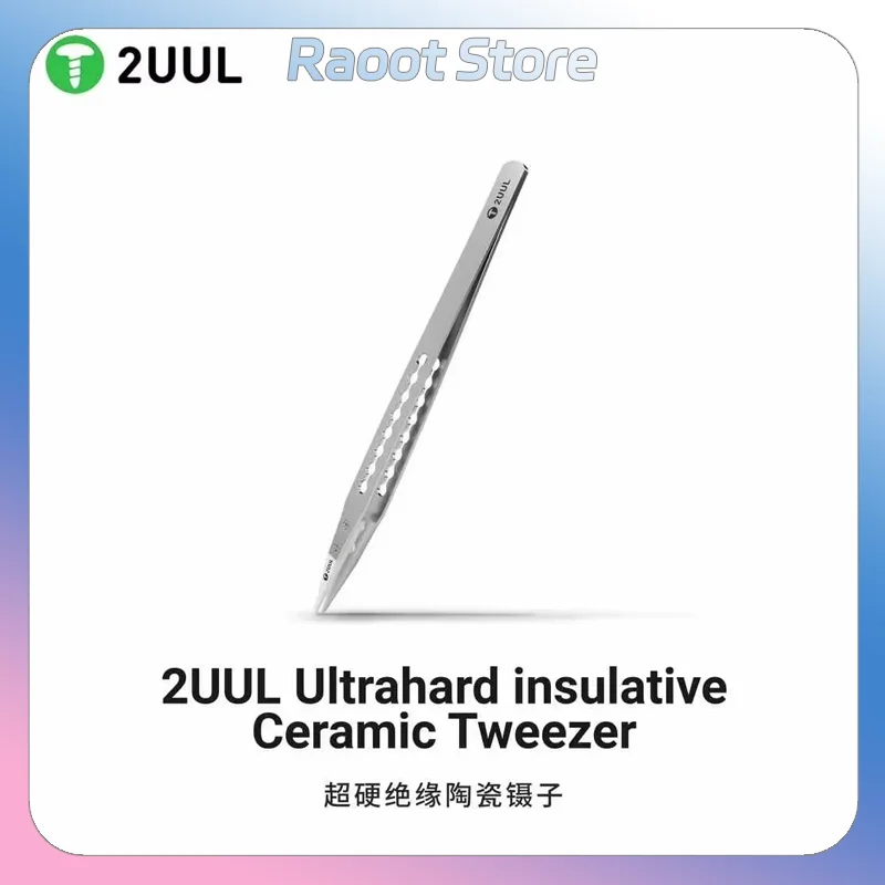 2UUL TW31 Ultrahard insulative Ceramic Tweezer Anti-Static For Mobile ...