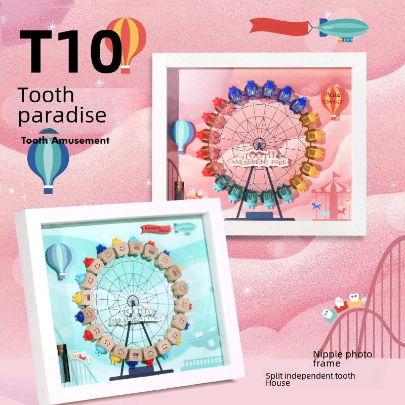 T10-Plastic-Frame-Toothpick-Box-Boys-Girls-Tooth-Tissue-Storage-Memo ...