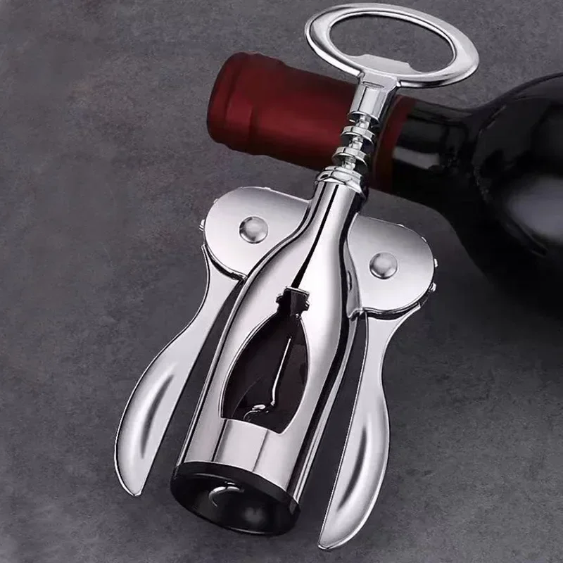 Wine Corkscrew Wine Opener Zinc Alloy Stainless Steel Spiral Corkscrew ...